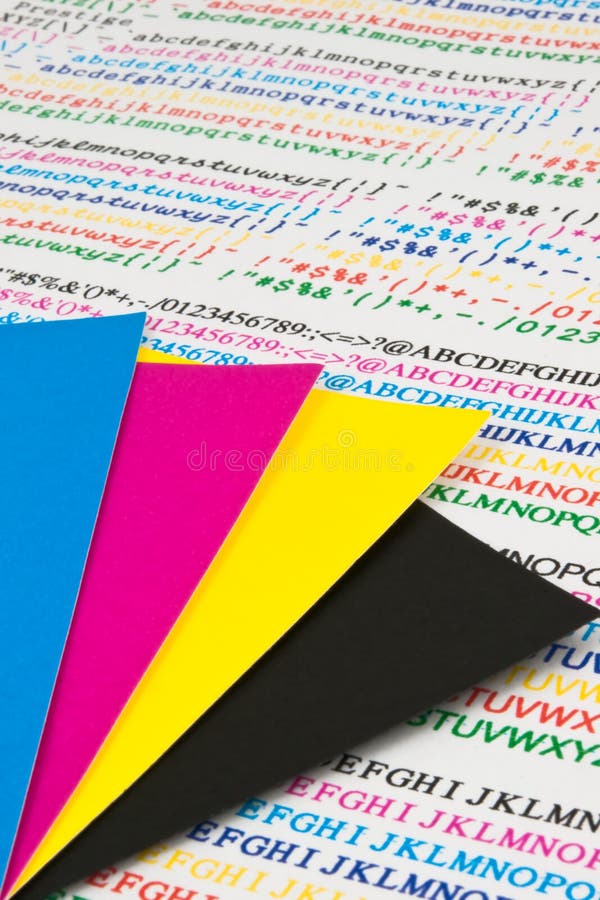 Creating Printer Color Profile Stock Image - Image of cmyk, precision ...