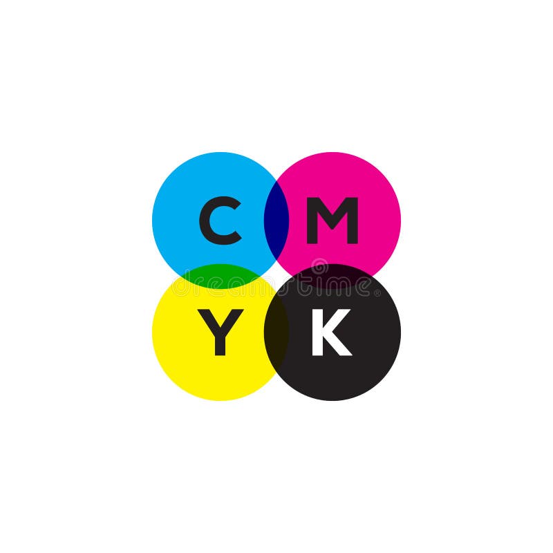 CMYK Color Palette Vector Design Template Stock Vector - Illustration ...