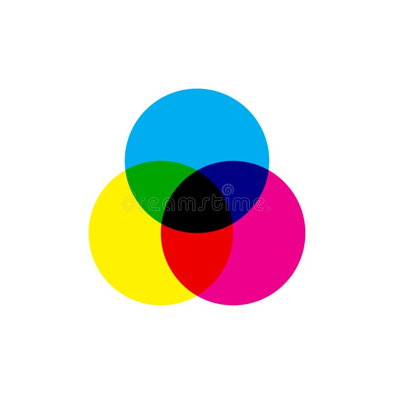 CMYK Color Palette Vector Design Template Stock Vector - Illustration ...