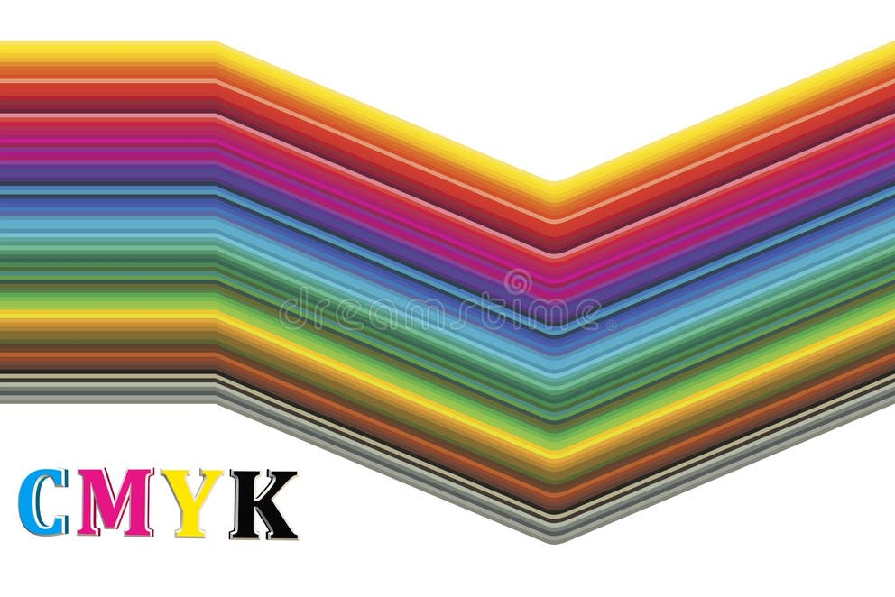 CMYK color spectrum stock illustration. Illustration of circle - 20769912