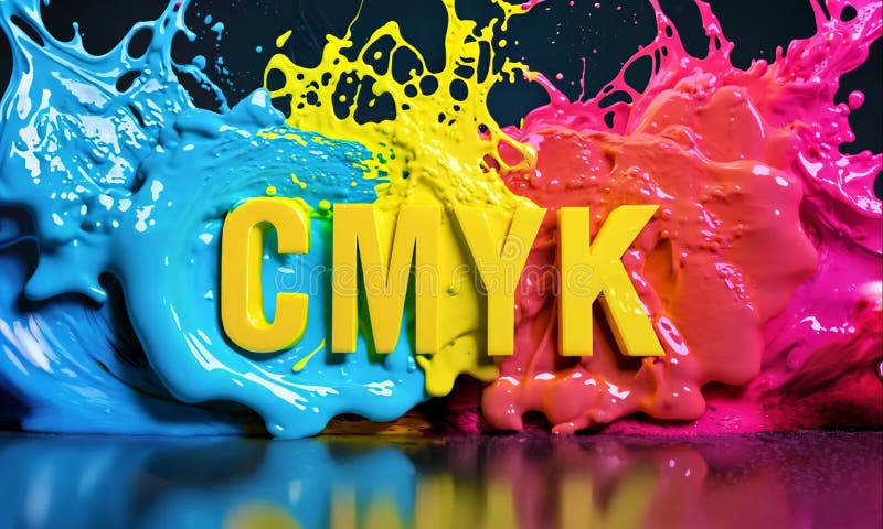 Cmyk Color Splash Explosion Stock Video - Video of yellow, artist ...
