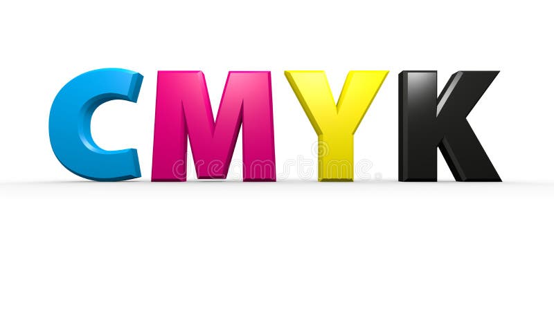CMYK stock illustration. Illustration of black, palette - 36433877