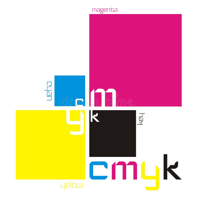 Cmyk retro border stock illustration. Illustration of black - 2148005