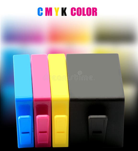 Cmyk ink stock photo. Image of paint, chart, abstract - 23600232