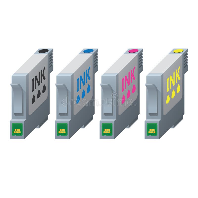 Ink Cartridges Stock Illustrations – 291 Ink Cartridges Stock ...