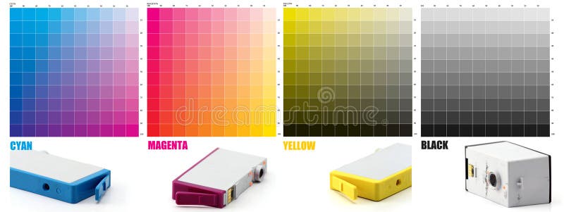 CMYK Ink color stock photo. Image of abstract, computer - 23600028