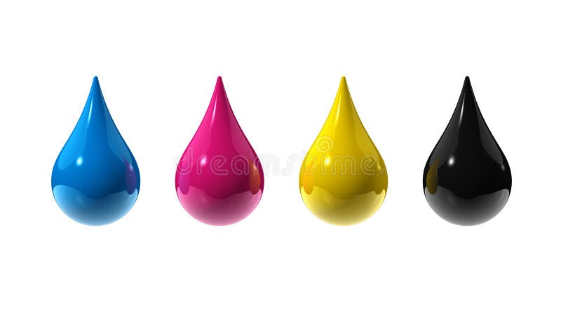 Cmyk ink drops stock illustration. Illustration of yellow - 12506454 Cmyk ink drops stock illustration. Illustration of yellow - 12506454