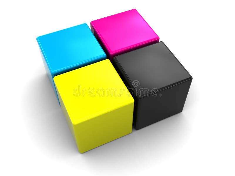 1+ Color cubes cmyk palette Free Stock Photos - StockFreeImages