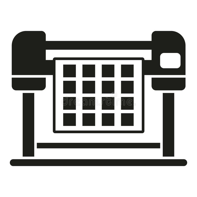 Cmyk Plotter Icon Simple Vector. Digital Print Stock Vector ...