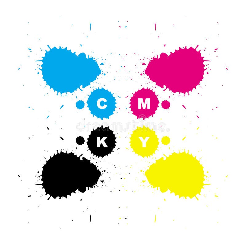 Cmyk retro border stock illustration. Illustration of black - 2148005
