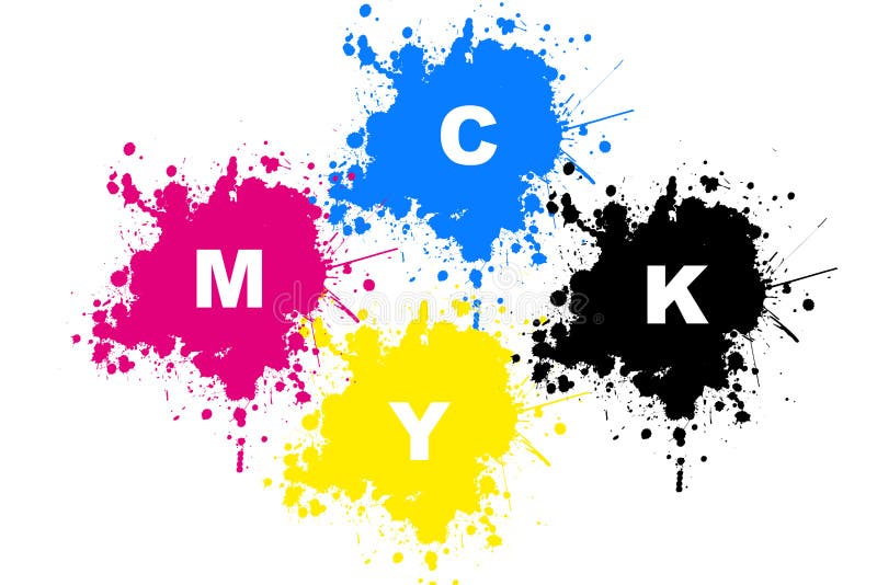 Cmyk retro border stock illustration. Illustration of black - 2148005