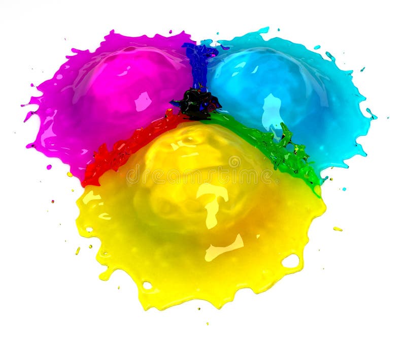 CMYK Splash stock illustration. Illustration of creative - 15128648 CMYK Splash stock illustration. Illustration of creative - 15128648