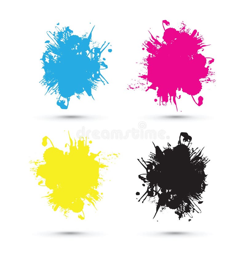 Cmyk background stock vector. Illustration of color, paint - 10906231