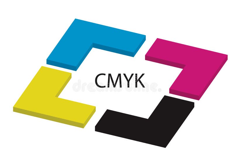 Cmyk - Vektor vektor abbildung. Illustration von stilvoll - 6495713
