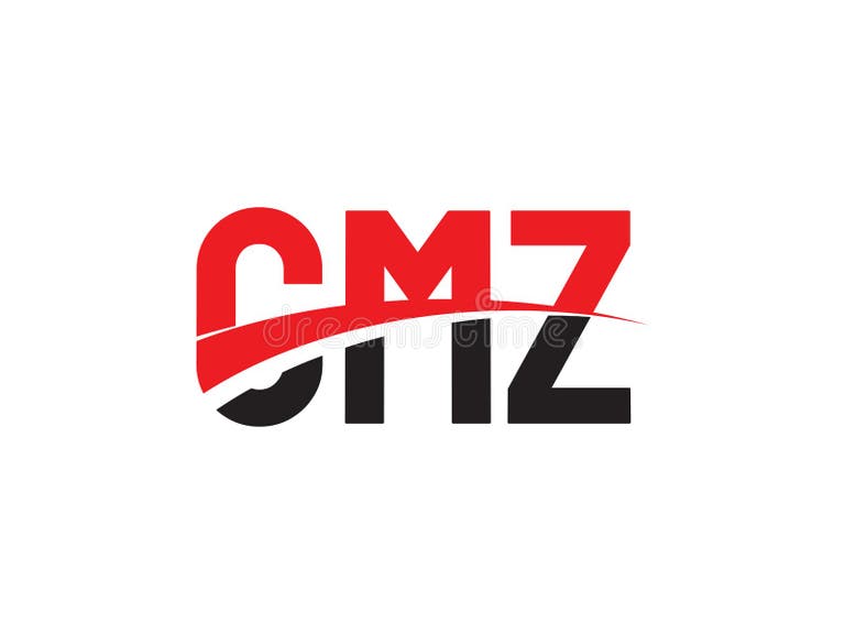 CMZ Letter Initial Logo Design Vector Illustration Stock Vector ...