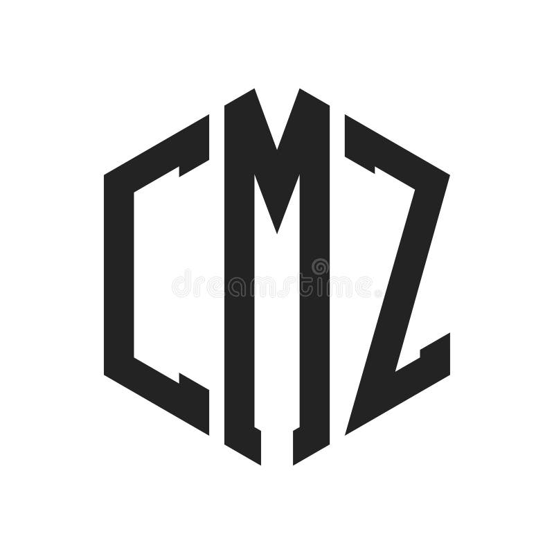 CMZ Logo Design. Initial Letter CMZ Monogram Logo Using Hexagon Shape ...