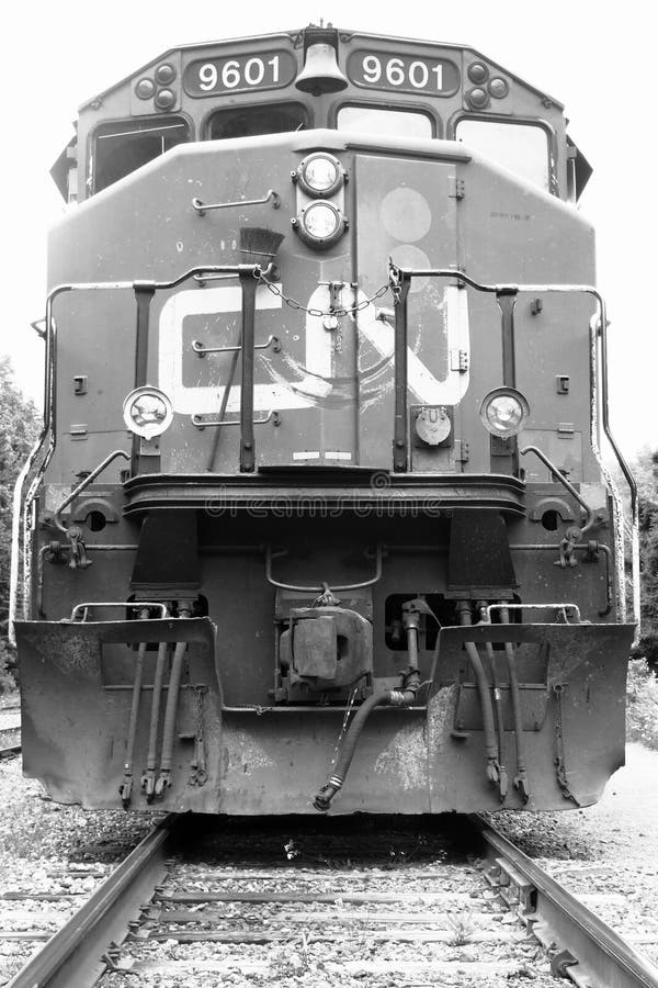 CN Rail Engine on the Algoma Central Railway Editorial Image - Image of ...