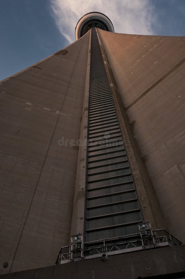 CN tower base detail editorial image. Image of landscape - 41345040