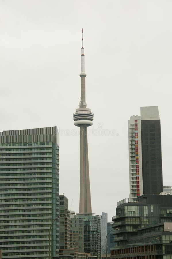 CN Tower - Toronto - Canada Editorial Stock Photo - Image of skyscraper ...