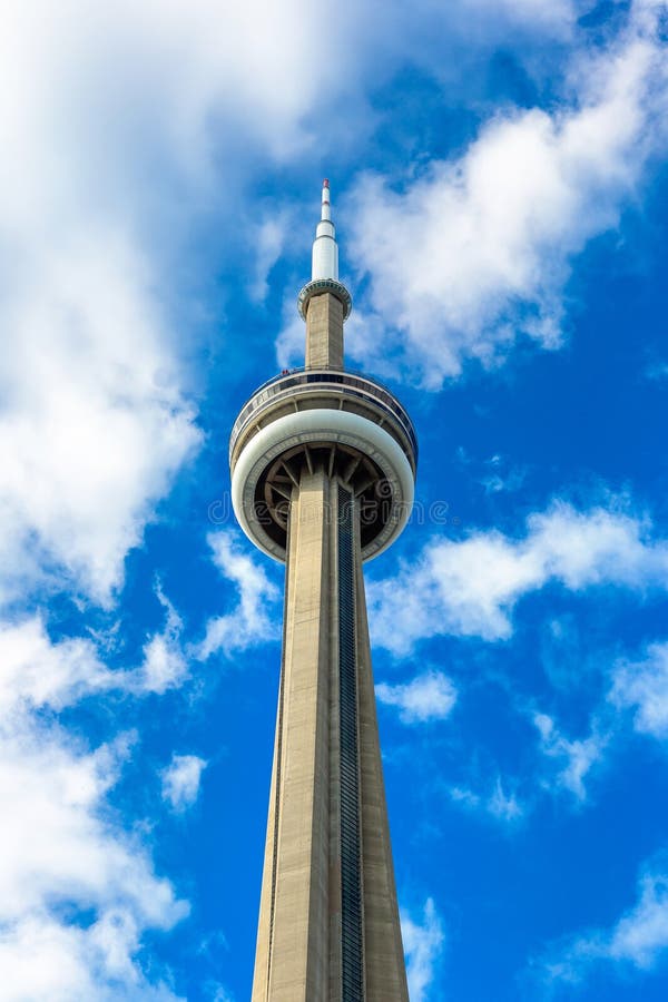 CN Tower in Toronto, Canada Editorial Stock Photo - Image of restaurant ...