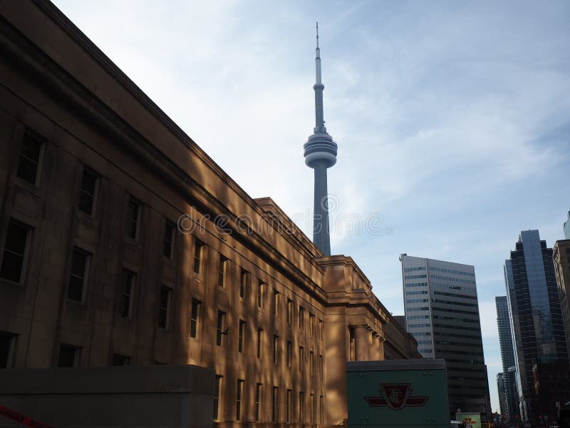 CN Tower Toronto, Canada editorial image. Image of tower - 81305615