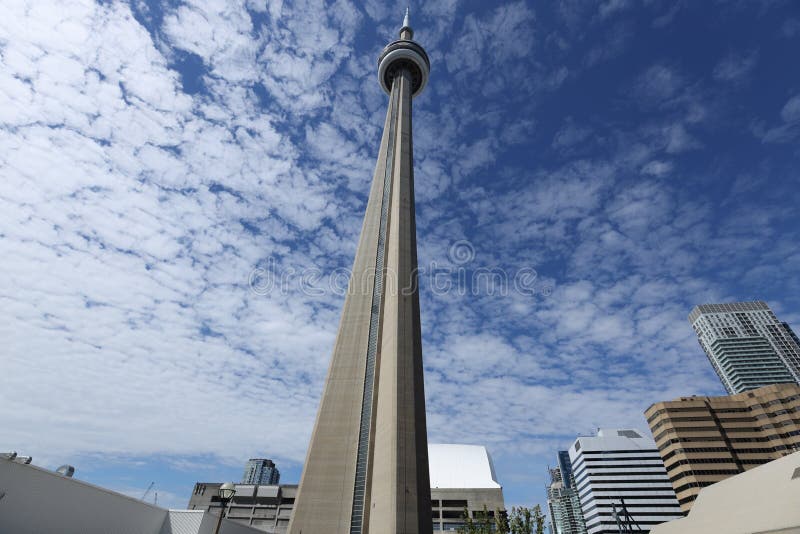 The CN Tower in Toronto, Canada Editorial Stock Photo - Image of modern ...
