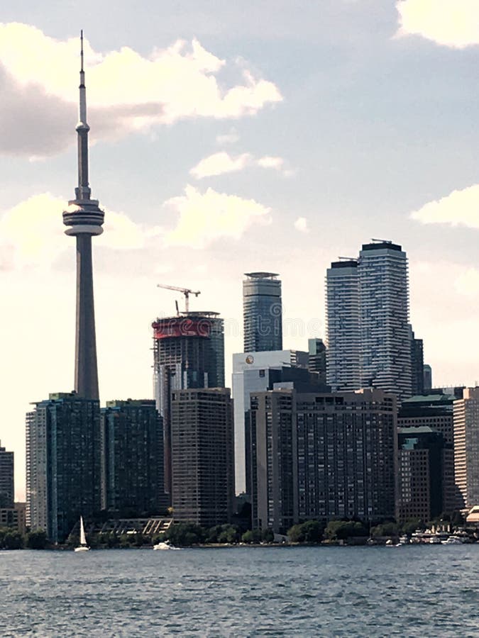 CN Tower Toronto editorial stock photo. Image of outdoors - 97063813
