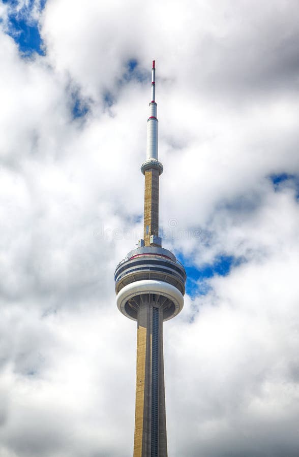 TORONTO, CANADA - AUGUST 19, 2020: CN Tower. Toronto, Ontario, Canada ...