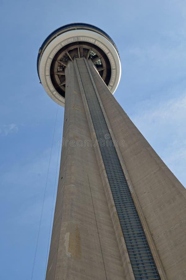 CN Tower Toronto Canada editorial photography. Image of observatory ...