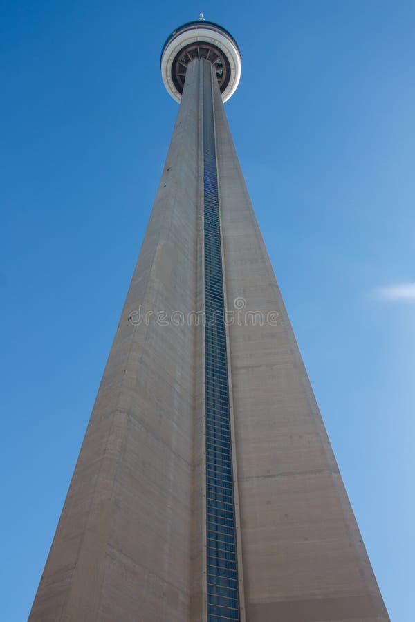 CN Tower Toronto Skyscraper High Building, Ontario, Canada Editorial ...