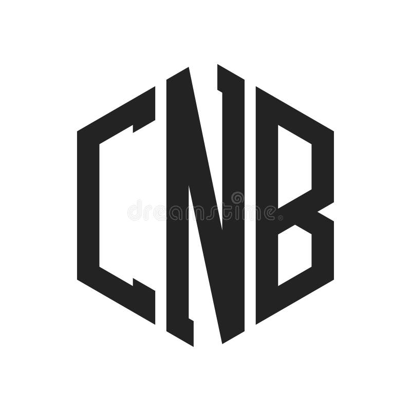 CNB Logo Design. Initial Letter CNB Monogram Logo Using Hexagon Shape ...
