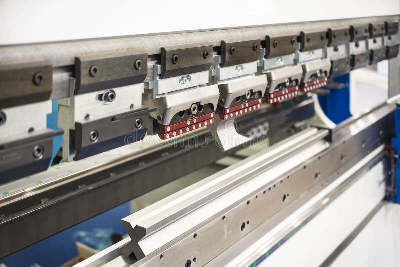 CNC bending machine. stock photo. Image of processing - 93244754