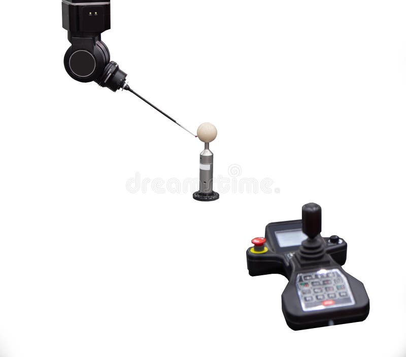 CNC CMM Coordinate Measuring Robotic Stock Photo - Image of inspection ...