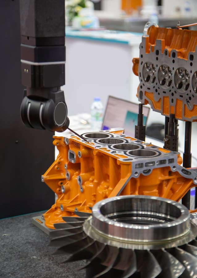 CNC CMM Measuring Robotic stock photo. Image of copy - 134080340