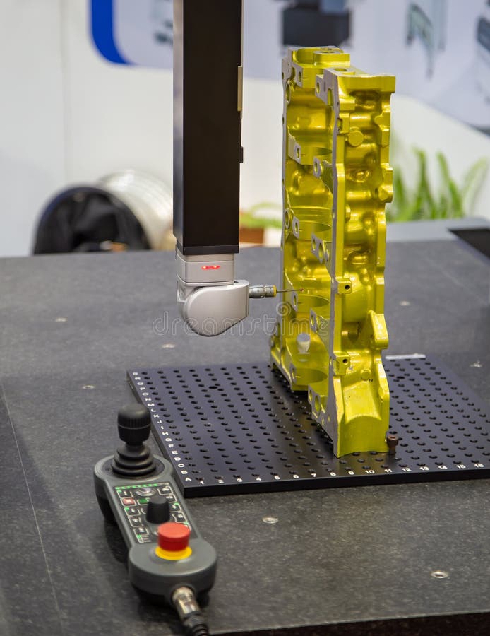 CMM Measuring Machine With Robotic Arm Stock Image - Image of ...