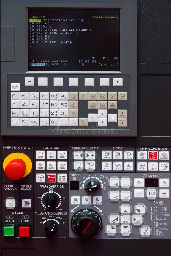 CNC Control stock image. Image of fuse, connect, component - 2413733