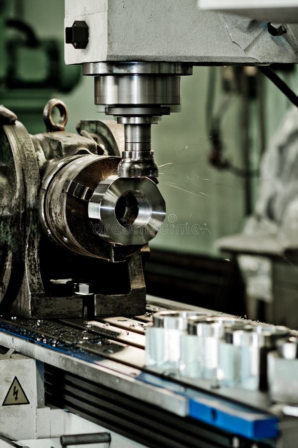 CNC drilling and milling stock image. Image of mill, clip - 31294137