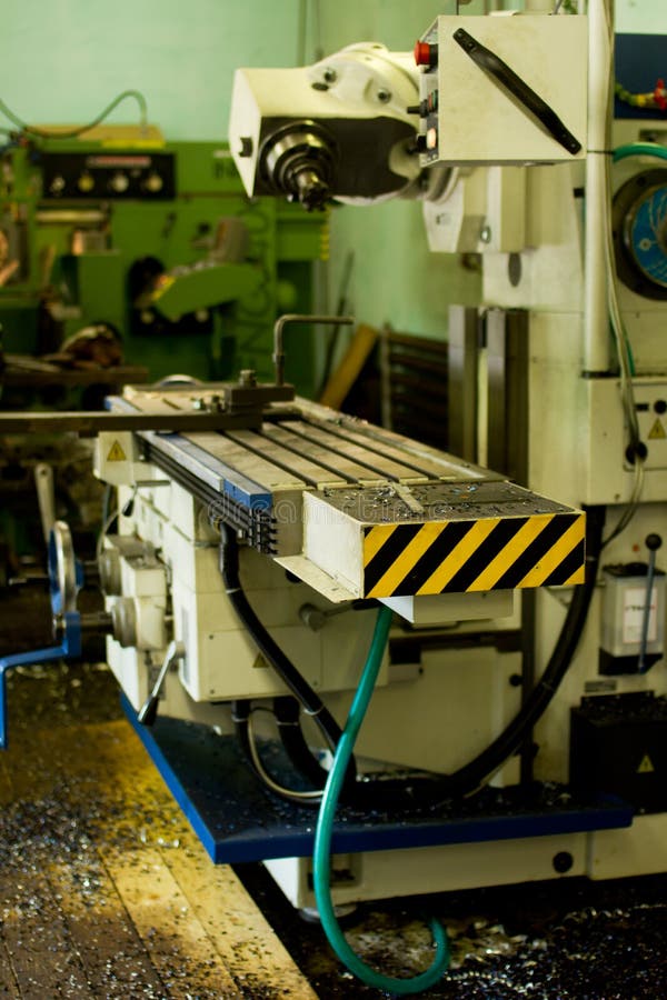 CNC drilling and milling stock image. Image of fabrication - 31294871