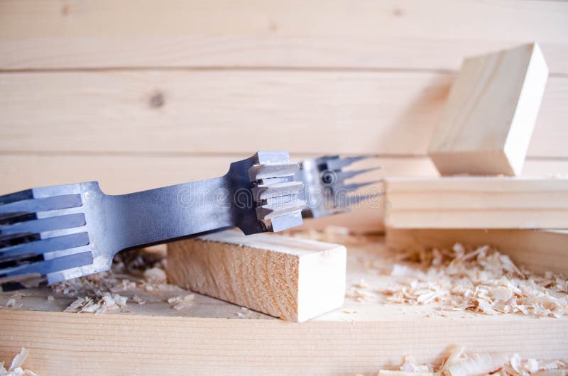 CNC Finger Joint Cutter for Woodworking Industriy Stock Image - Image ...