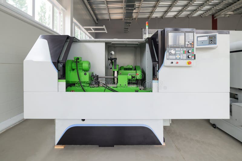 CNC grinding machine. stock photo. Image of production - 100551228