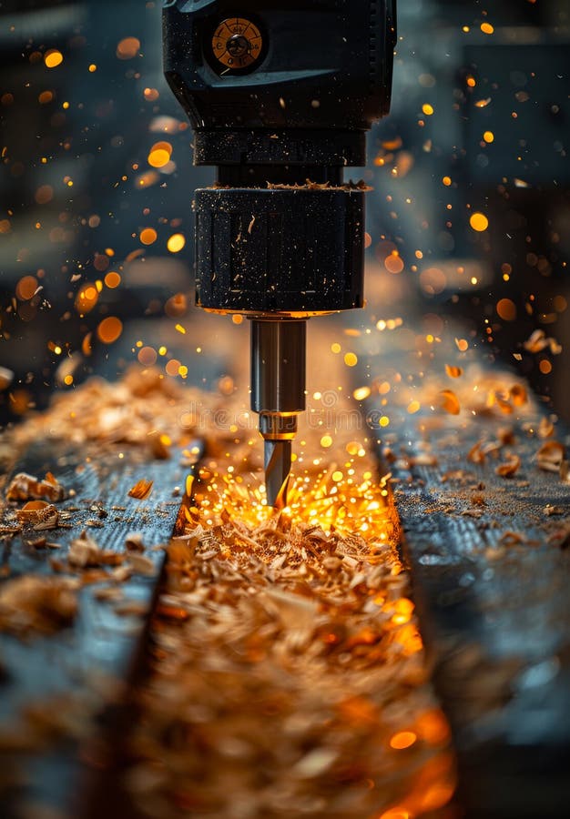 CNC Laser Cutting of Metal Modern Industrial Technology. Small Depth of ...