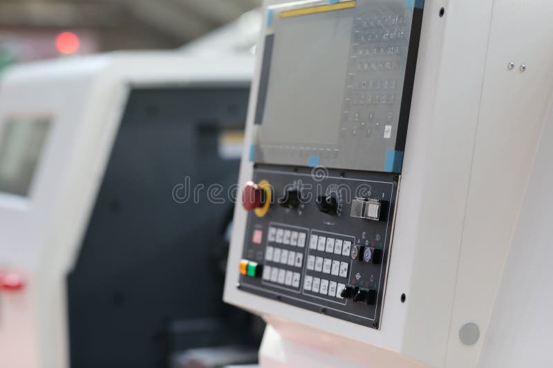 Control Panel of CNC Router Stock Image - Image of keypad, light: 85577213