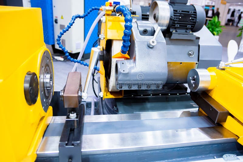 CNC Lathe for Metal Work. Part of the Machine Stock Photo - Image of ...