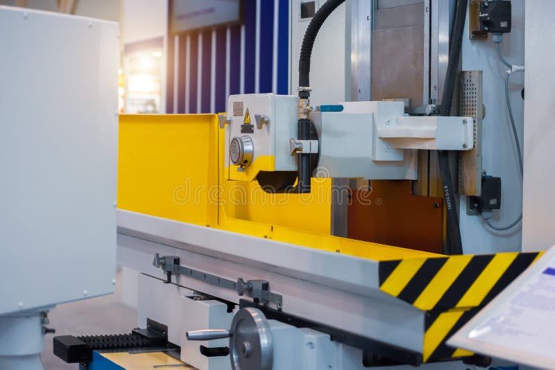 CNC Lathe for Metal Work. Part of the Machine Stock Image - Image of ...