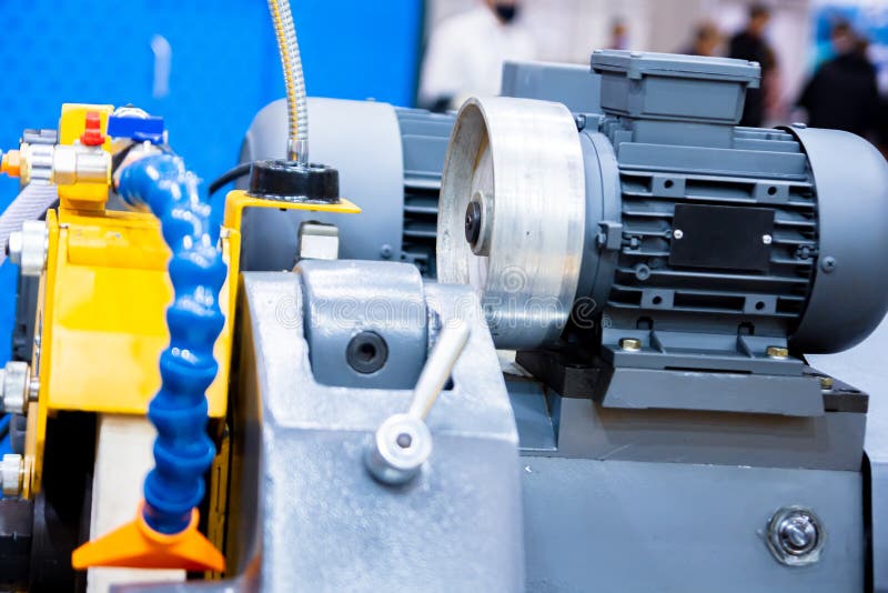 CNC Lathe for Metal Work. Part of the Machine Stock Photo - Image of ...