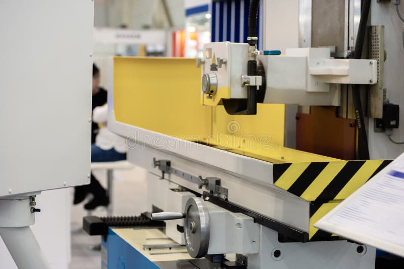 CNC Lathe for Metal Work. Part of the Machine Stock Photo - Image of ...