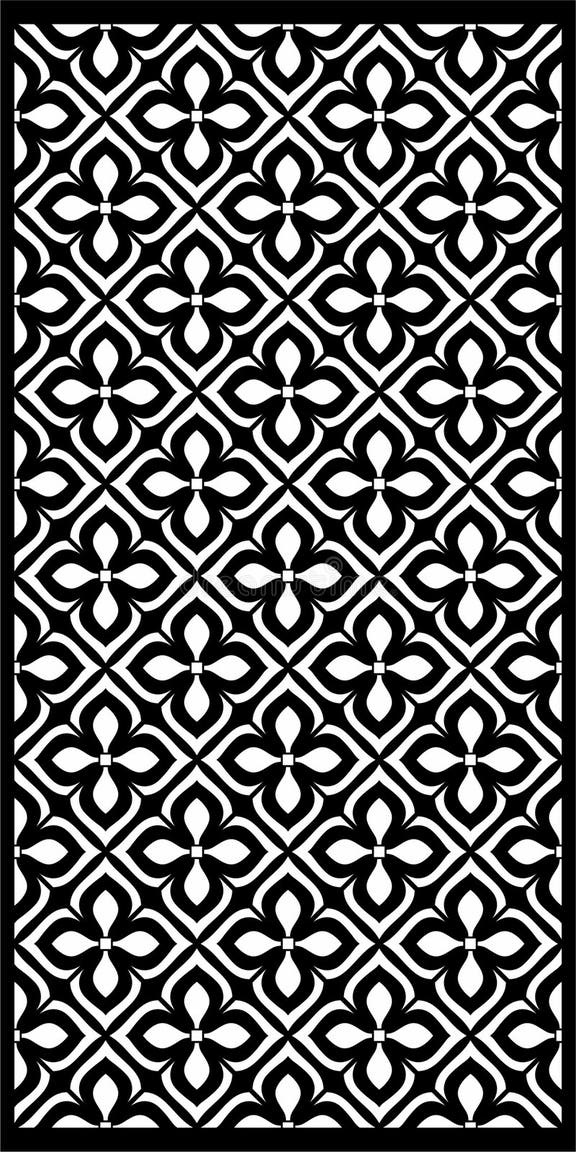 CNC leaf pattern stock illustration. Illustration of drawing - 375122777