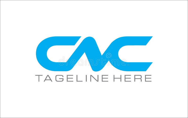 Illustration Vector of Graphic of Lettermark Style with CNC Logo ...