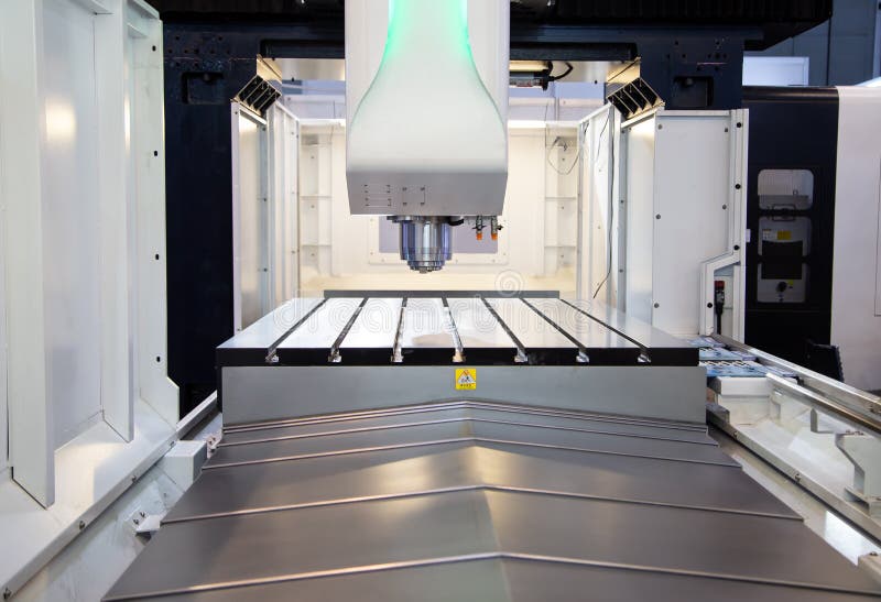 CNC machine center stock image. Image of mill, production - 147878171