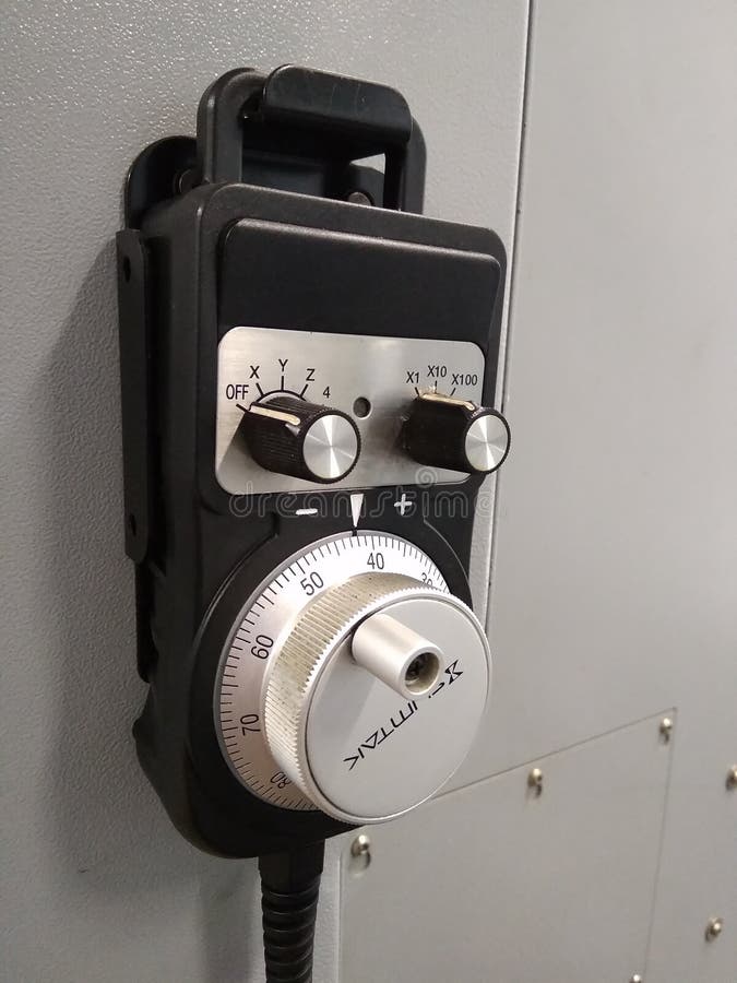 CNC machine control panel editorial photography. Image of gauge - 199009382